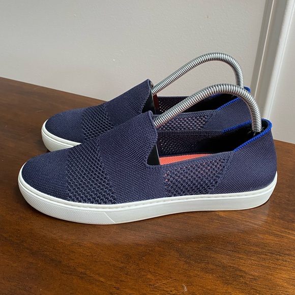 Rothy's | Shoes | Rothys The Sneaker Maritime Lattice Stitch Navy ...
